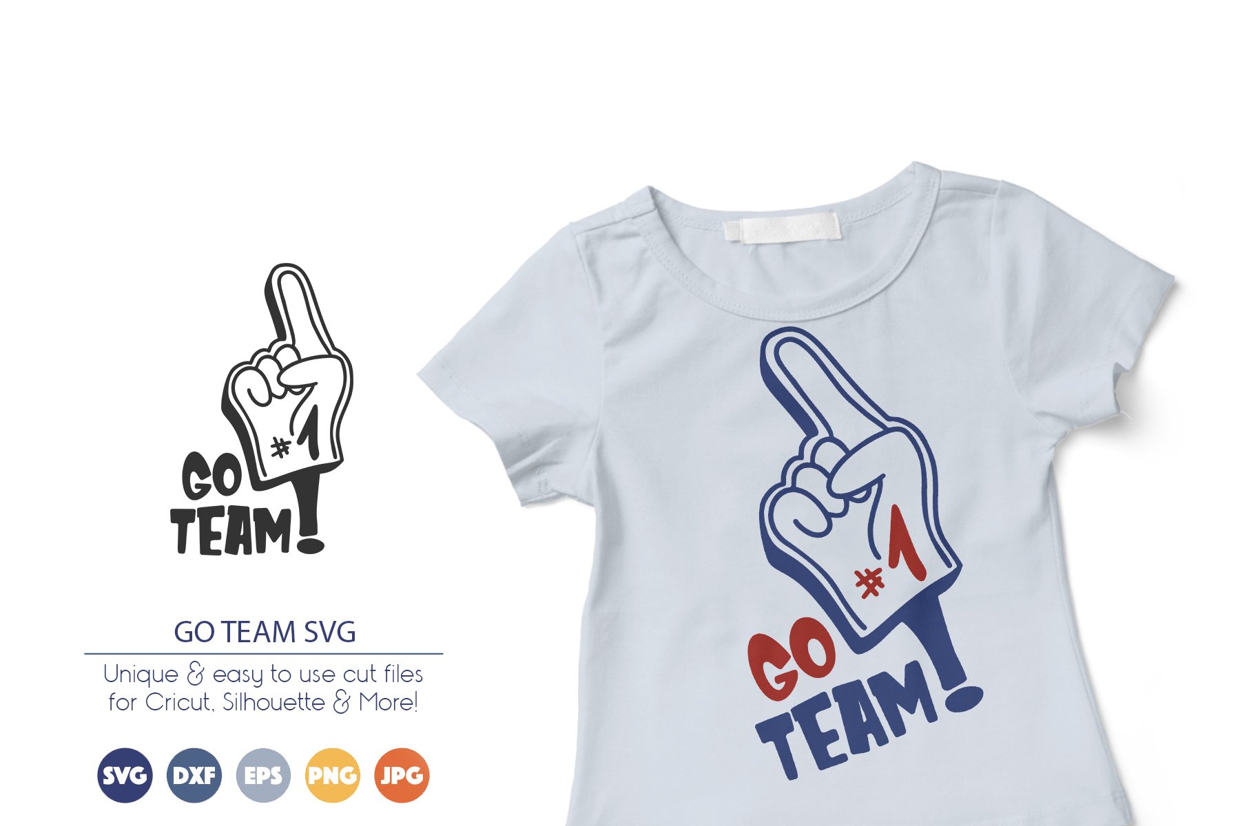 Go Team SVG | Cheerleader SVG
