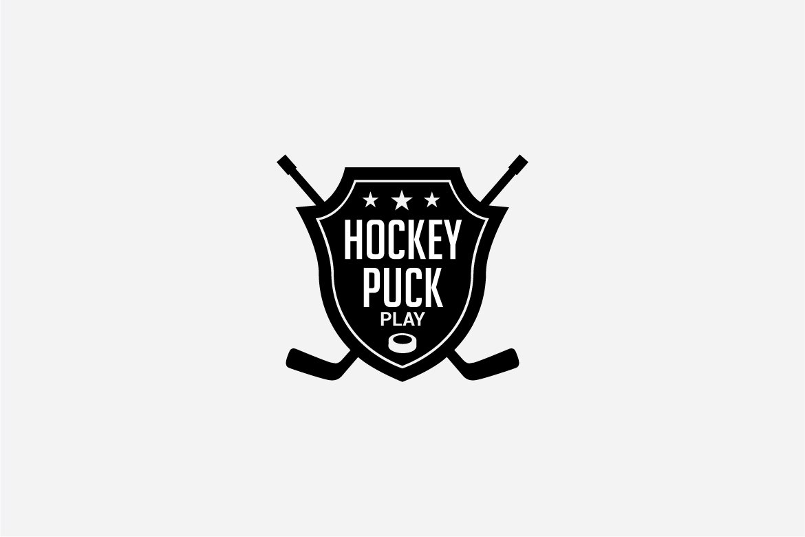 Hockey Puck logo (420050) | Logos | Design Bundles