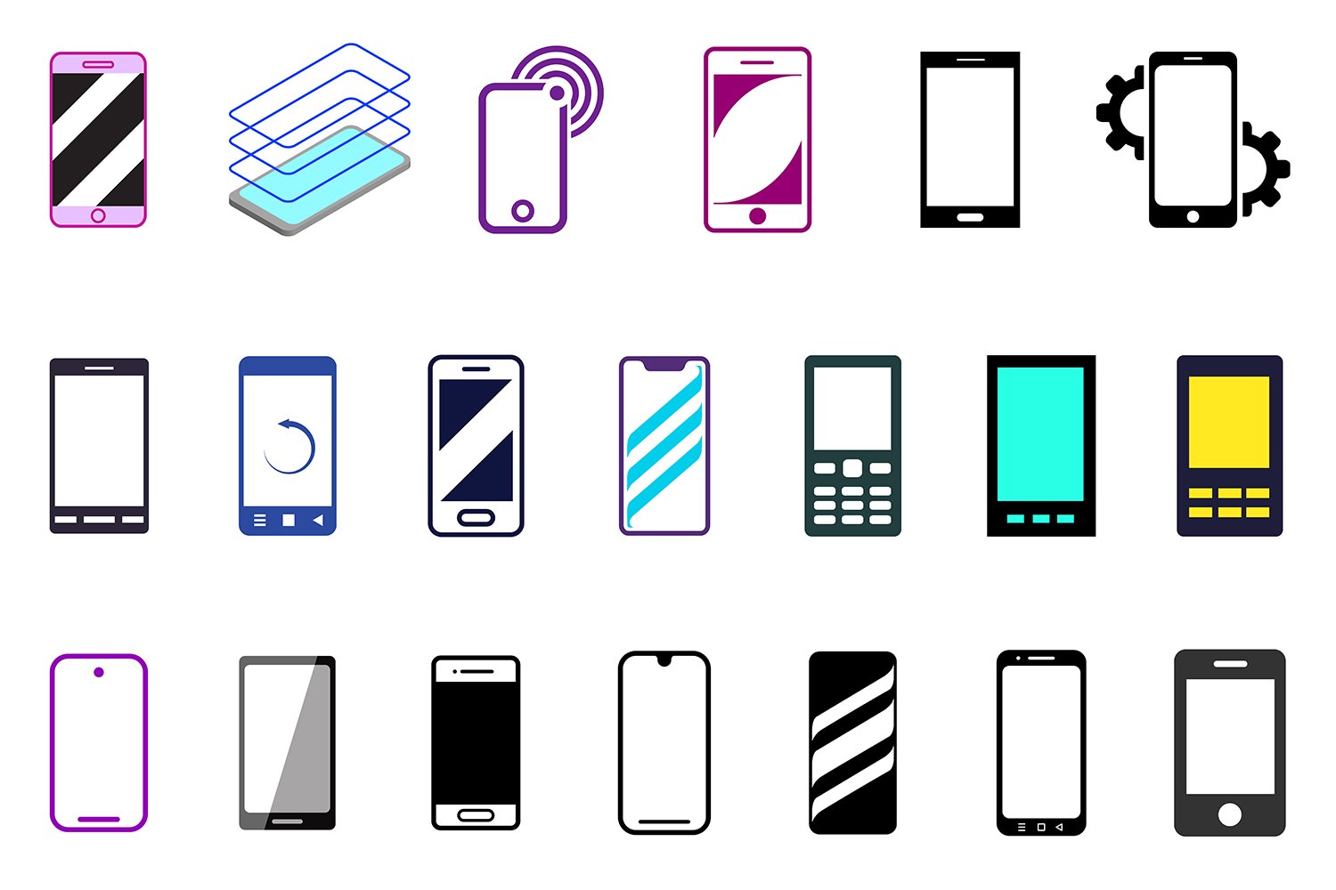 Mobile logo (1150942) | Logos | Design Bundles