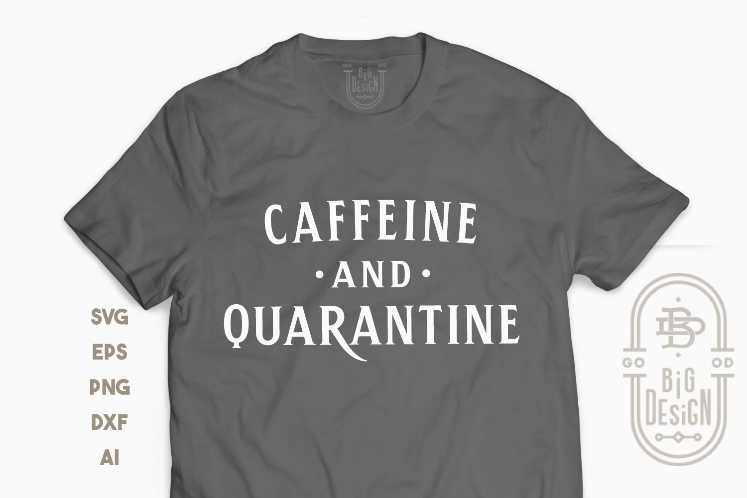 Quarantine SVG - Caffeine and Quarantine - Coffee SVG Saying (524187 ...