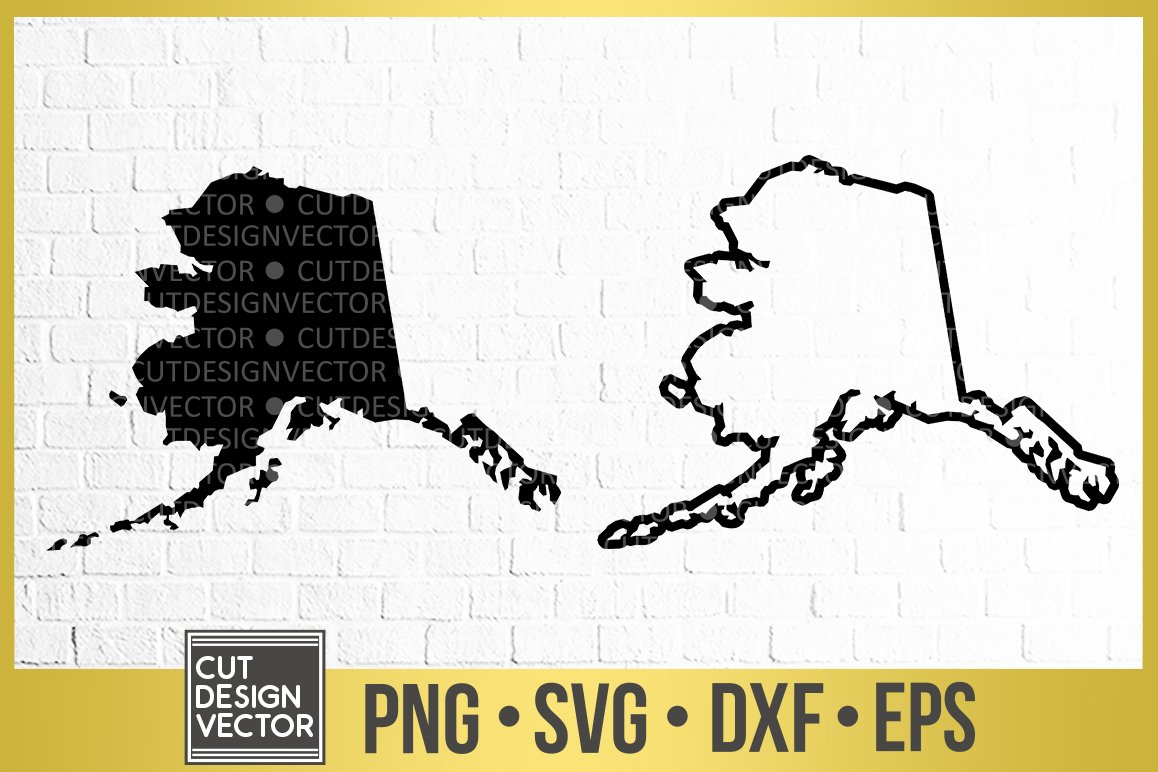 Alaska SVG (303174) | SVGs | Design Bundles