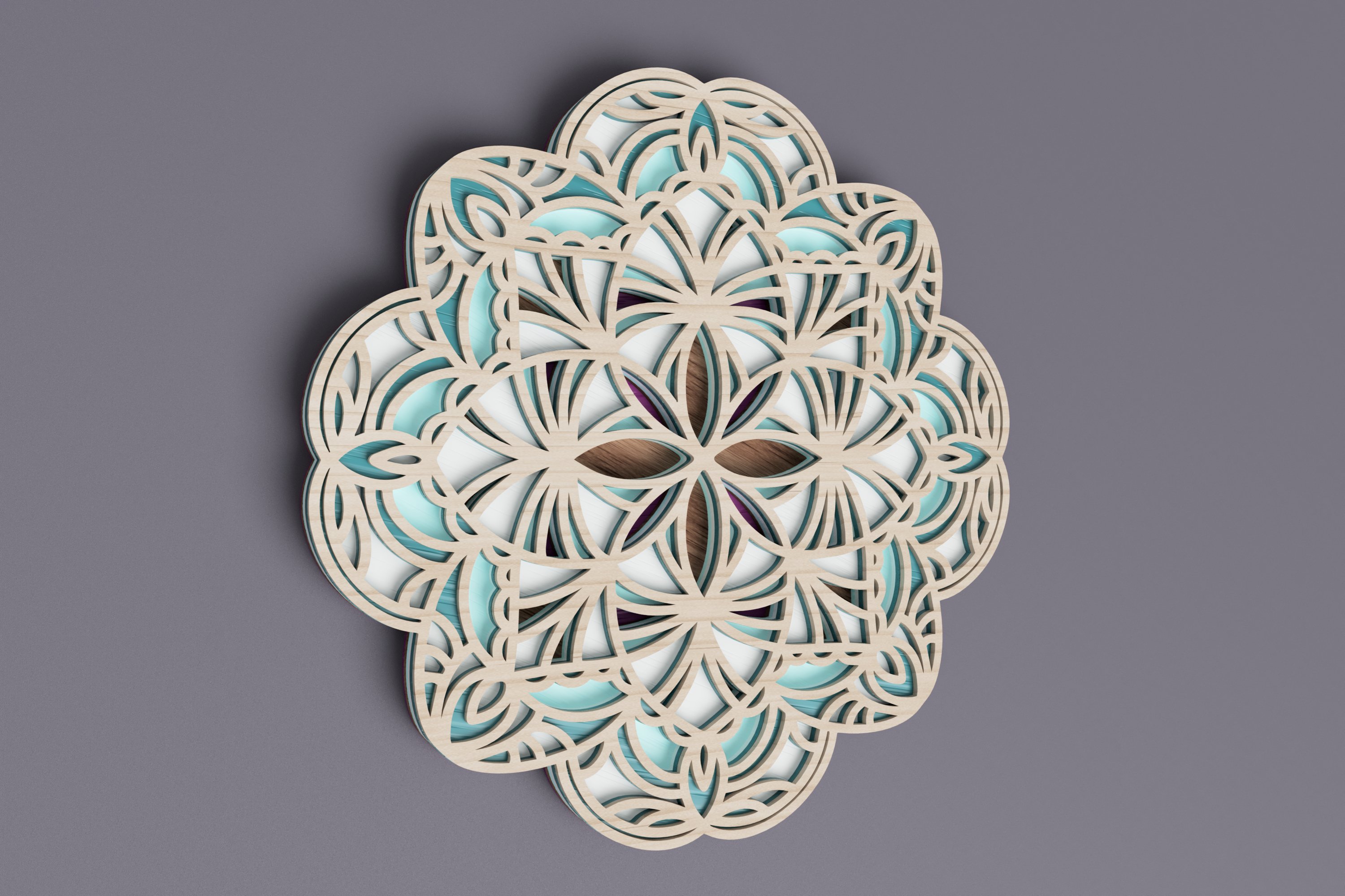 Mandala laser cut file