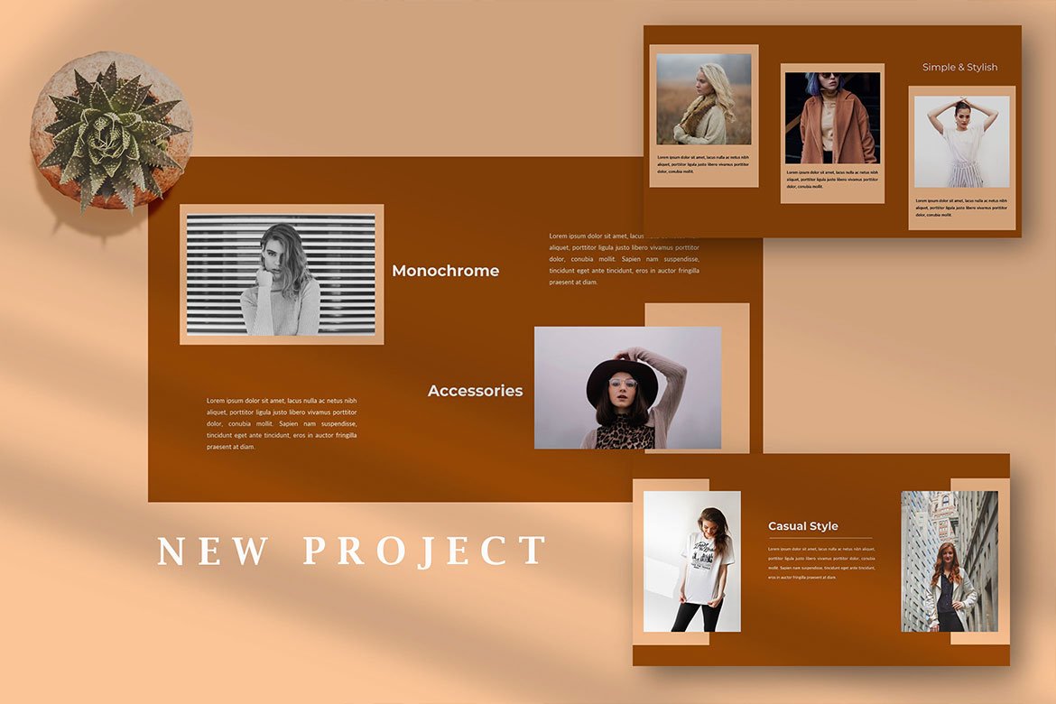 New Project - Creative Google Slides (831538) | Google Slides | Design ...
