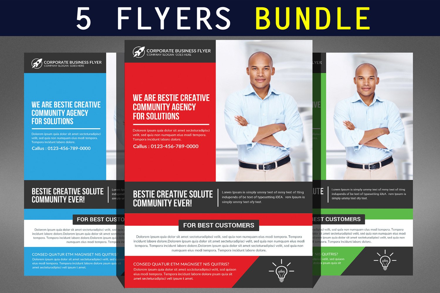 Creative Business Flyer Bundle (152458) | Flyers | Design Bundles