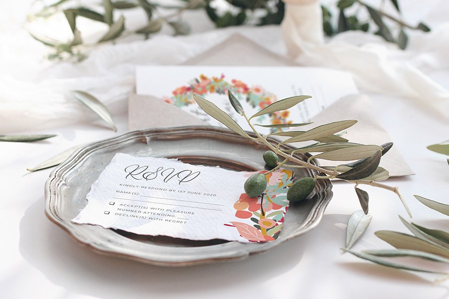 Colourful Wedding Invite Suite Template (470919) | Card and Invites ...