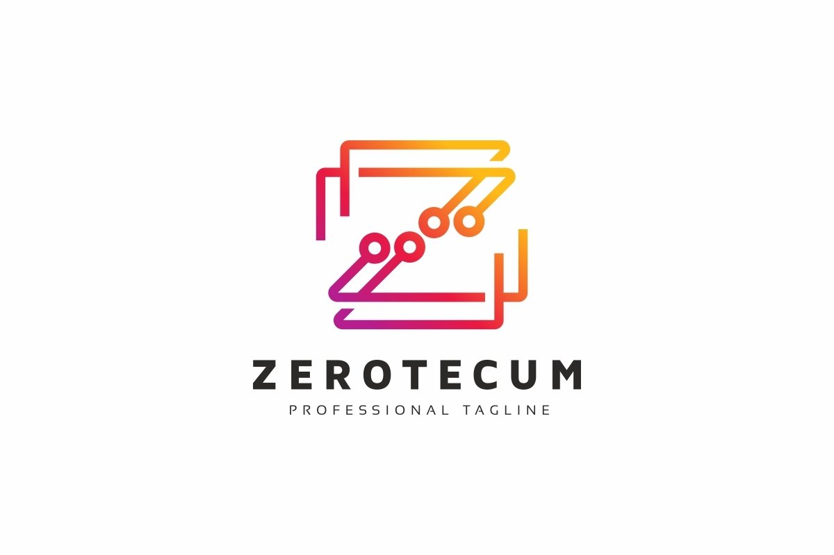 Zero Tech Z Letter Logo (905370) | Logos | Design Bundles
