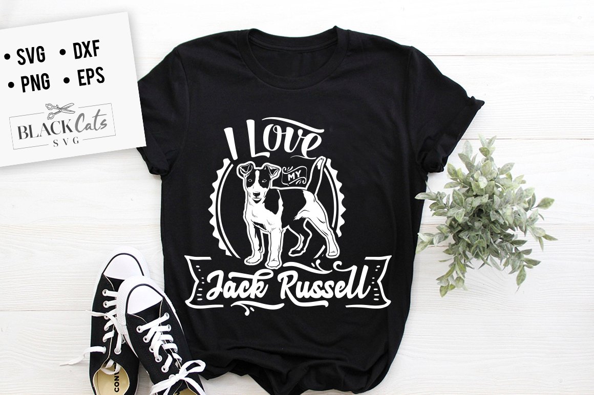 I love my Jack Russell SVG (487759) | Cut Files | Design Bundles
