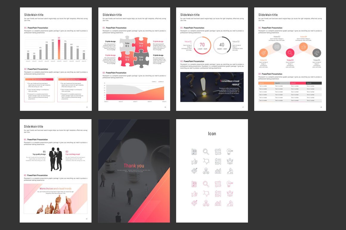 Solution Template Vertical (713511) | Powerpoint | Design Bundles