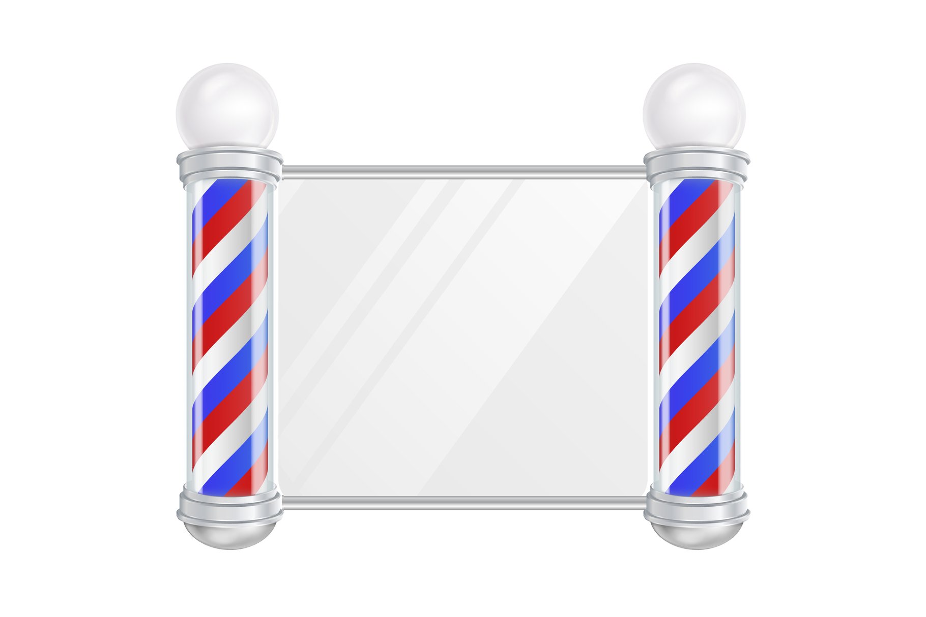 Original Barber Pole Vector