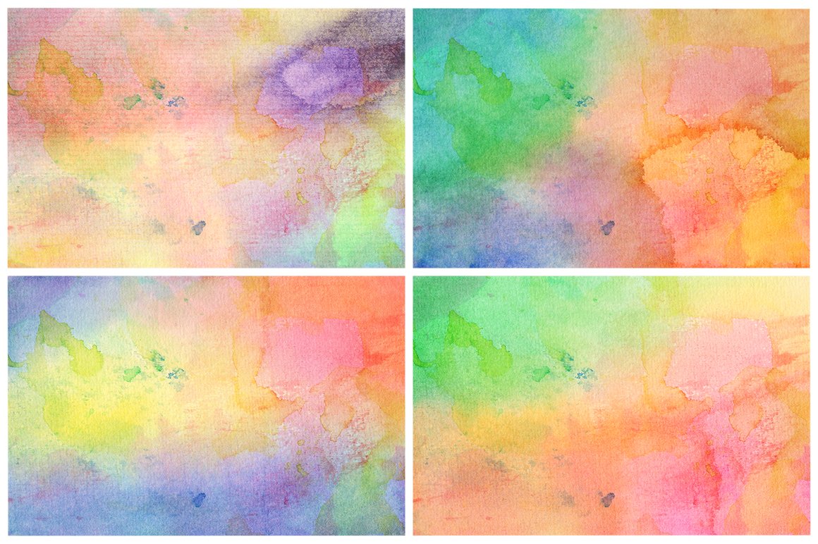 50 Watercolor Backgrounds (32434) | Textures | Design Bundles