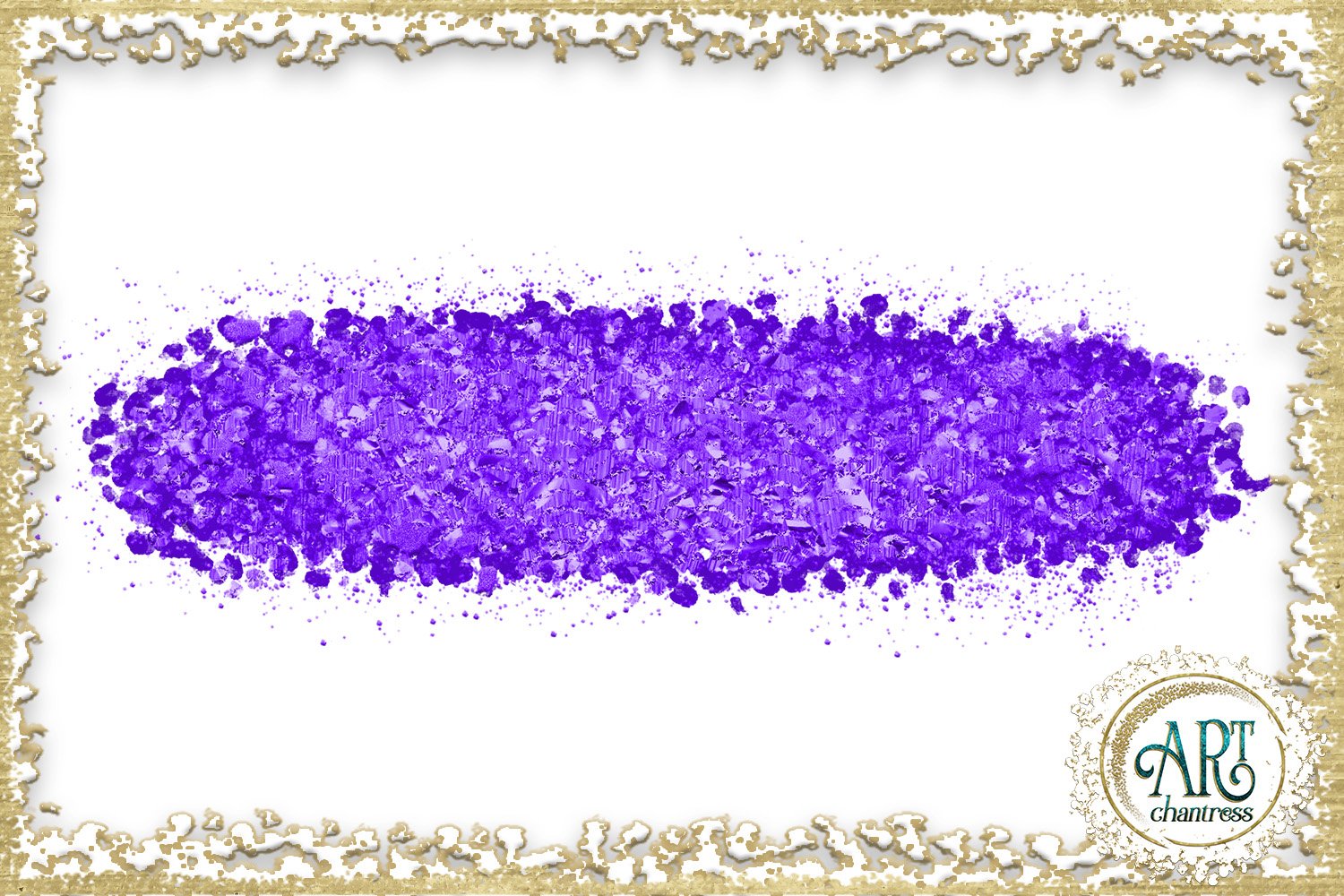 Brush Strokes in Violet Glitter - Digital Clipart 24 (103524 ...