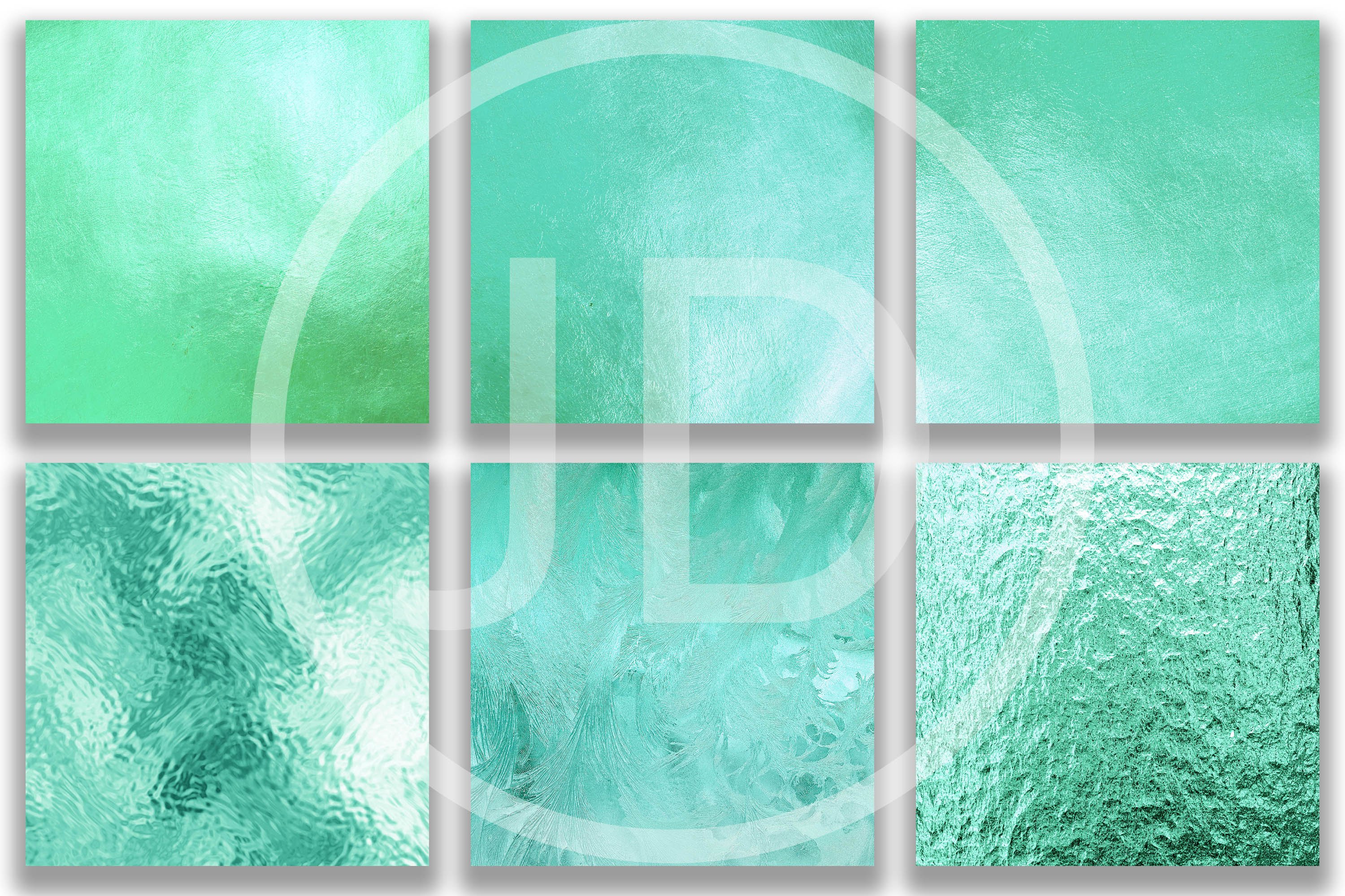 Mint metallic texture digital paper (123340) | Printables | Design Bundles