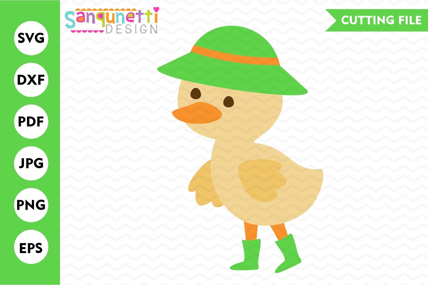 Spring duck SVG, baby duck cut file (474788) | Cut Files | Design Bundles