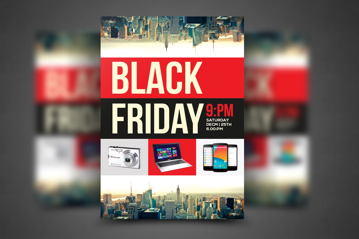 Black Friday Offer Flyer PSD (403200) | Flyers | Design Bundles