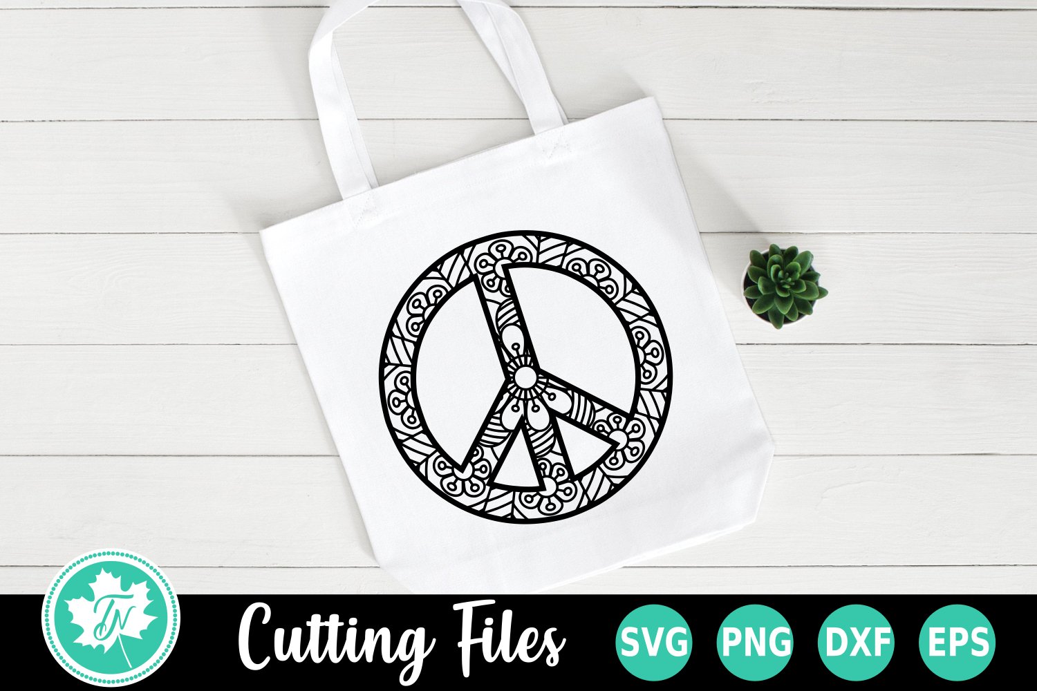 Mandala SVG | Peace Sign SVG | Zentangle SVG (692215) | Cut Files ...