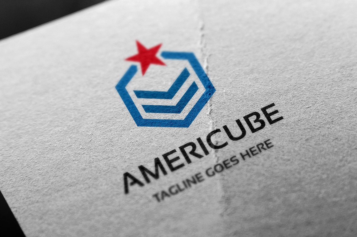 American Cube Logo (658519) | Logos | Design Bundles
