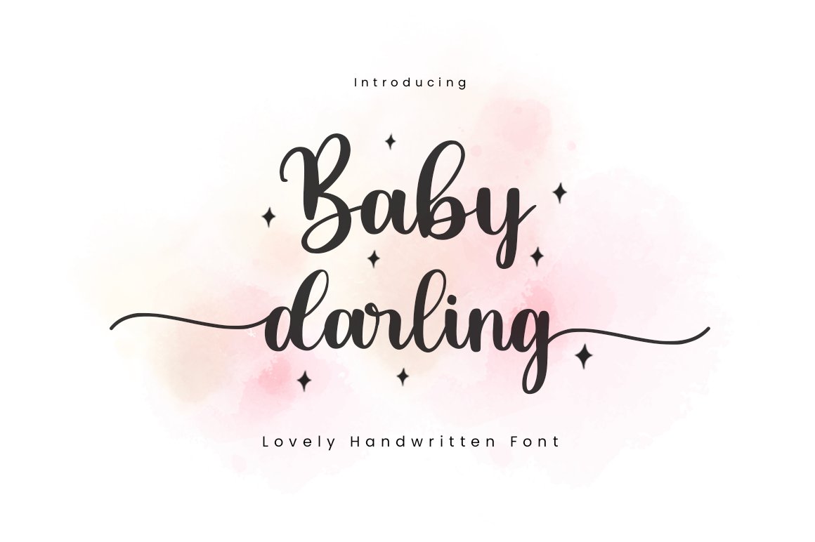 Brush Script Calligraphy Font Darling Font Modern Fonts Denmark ...