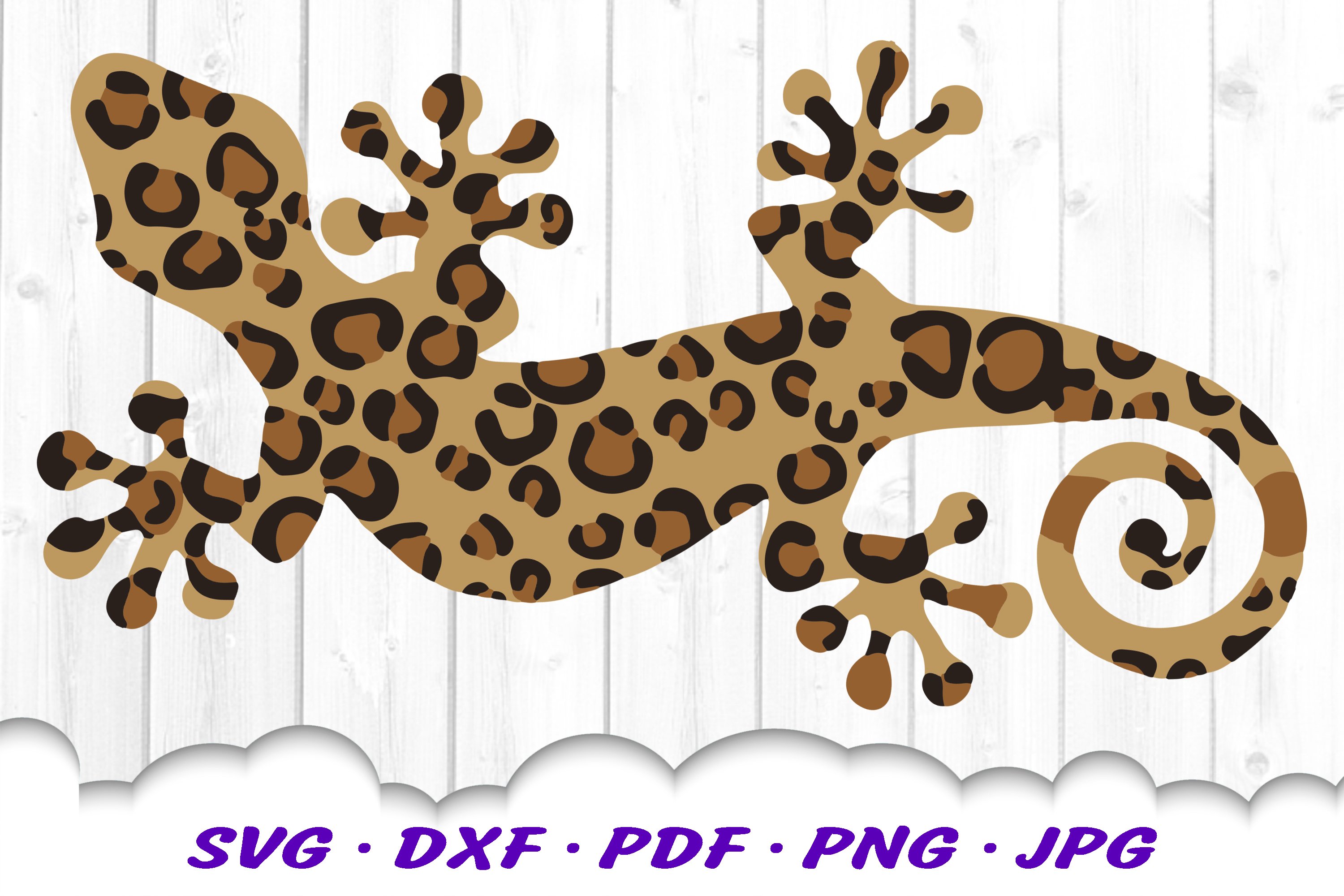 Leopard Print Lizard SVG Kokopelli Gecko SVG DXF Cut Files (492577 ...