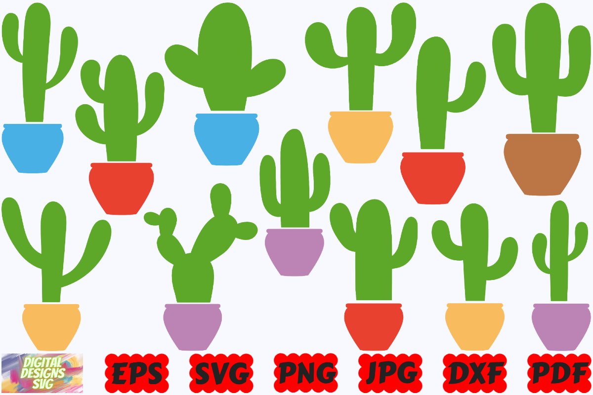 Cactus Silhouette Clip Art