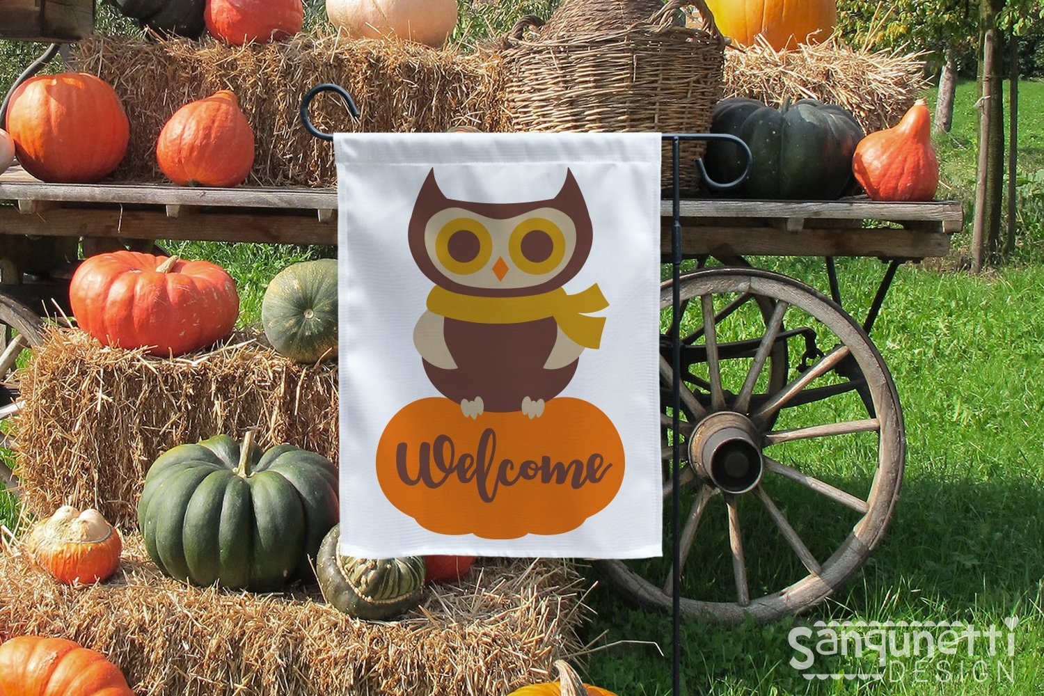 Owl on pumpkin SVG, fall cutting file (349691) | Cut Files | Design Bundles