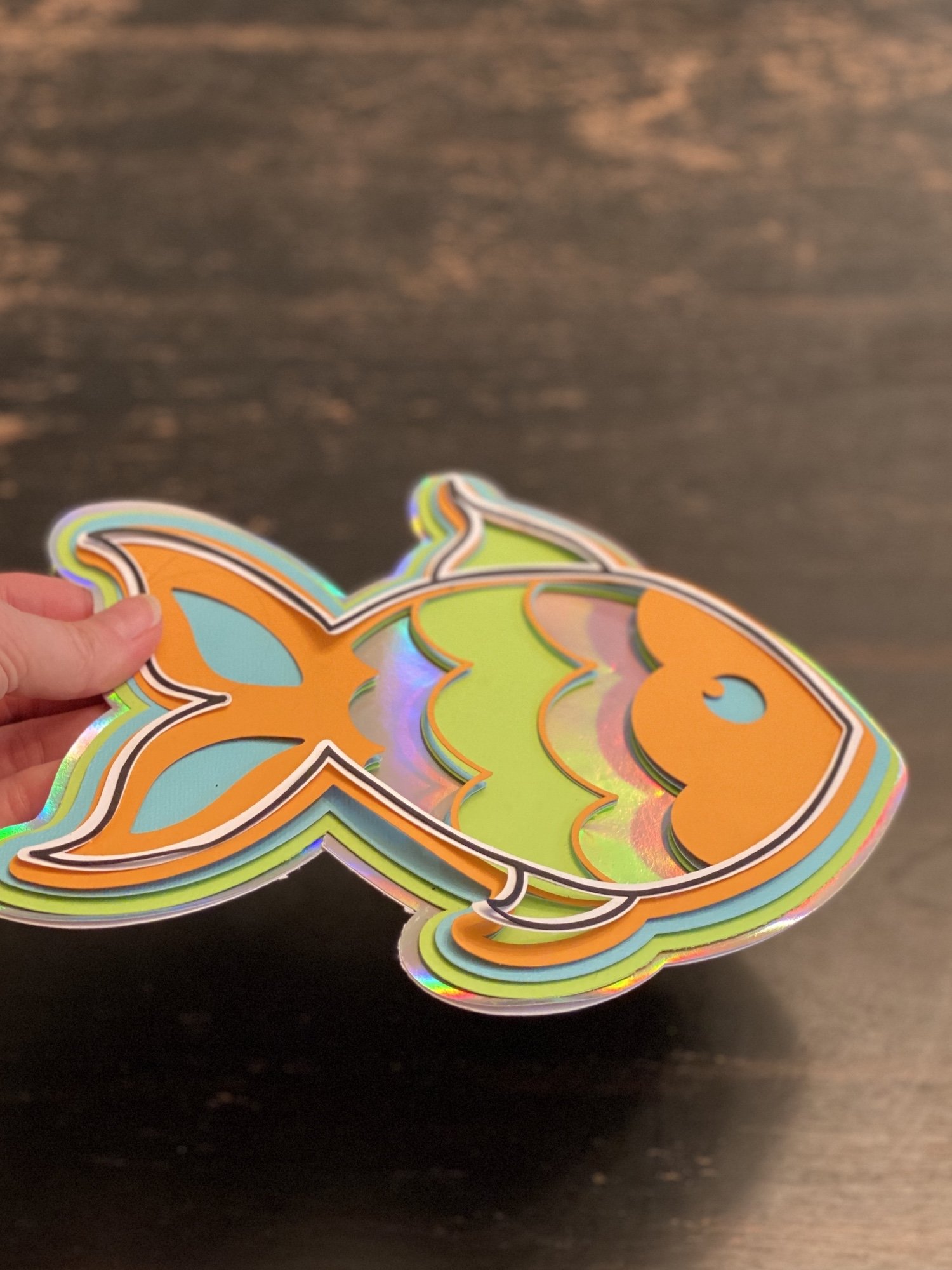 Fish 3D Layered Design