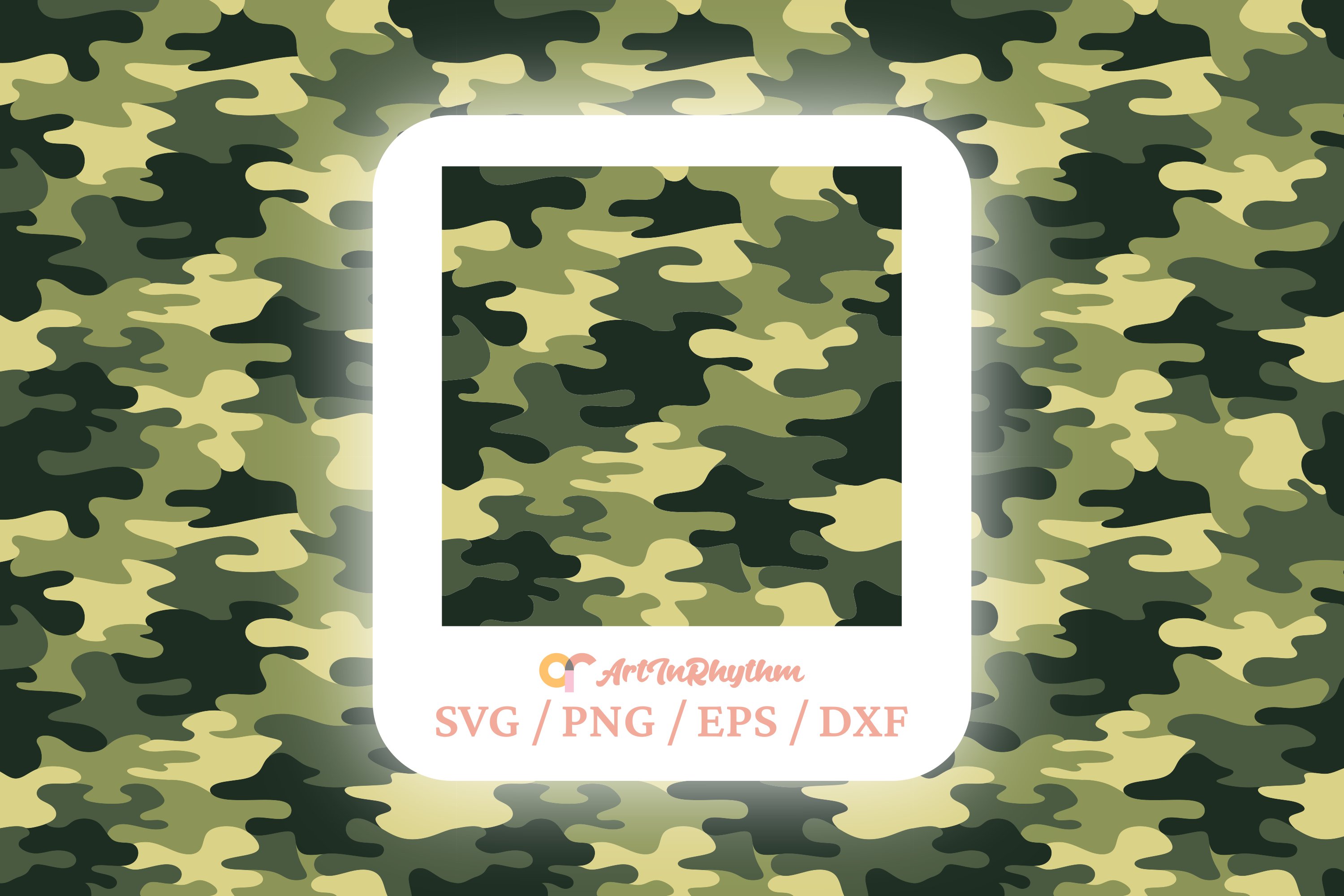 Army Camouflage Wallpaper Border