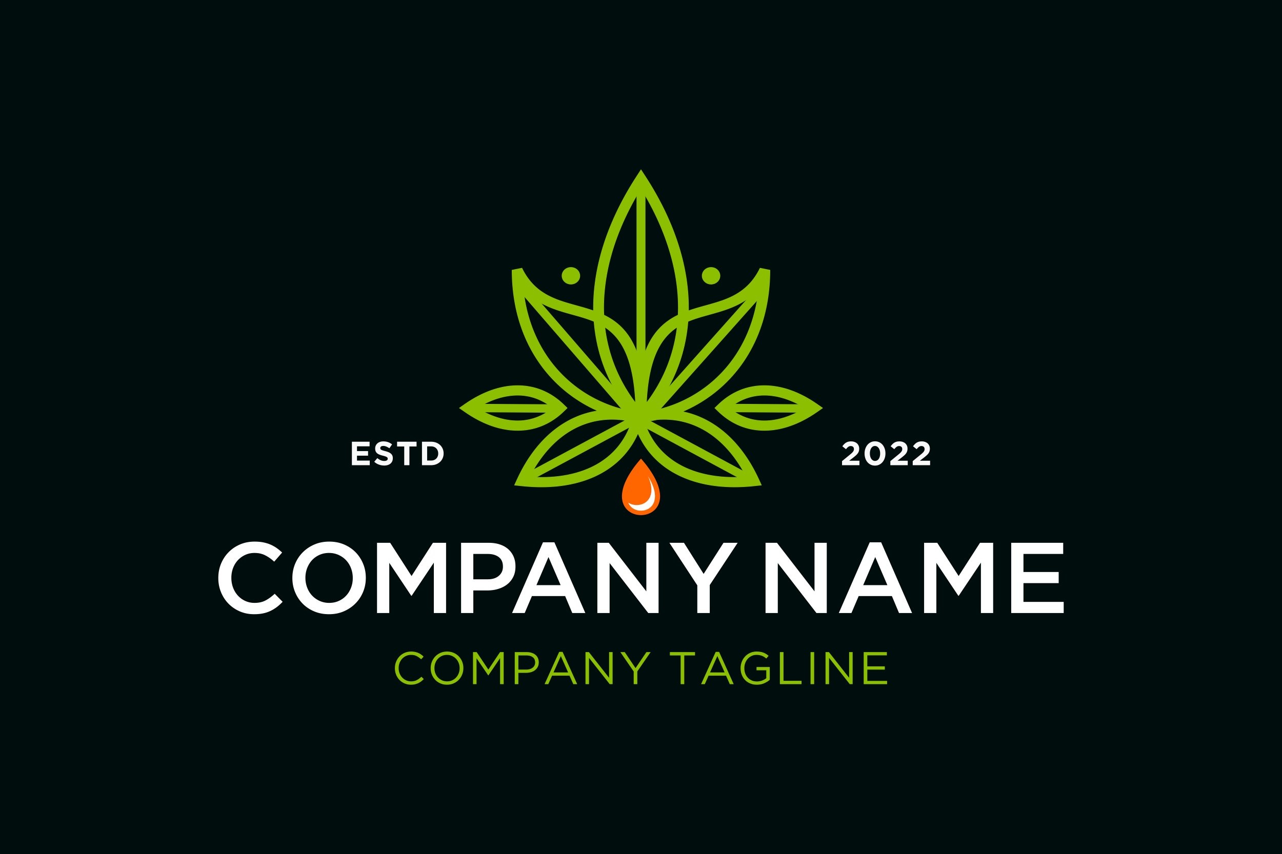 Premium CBD Oil Logo - Cannabis Logo Designs Vector (1840214) | Logos ...