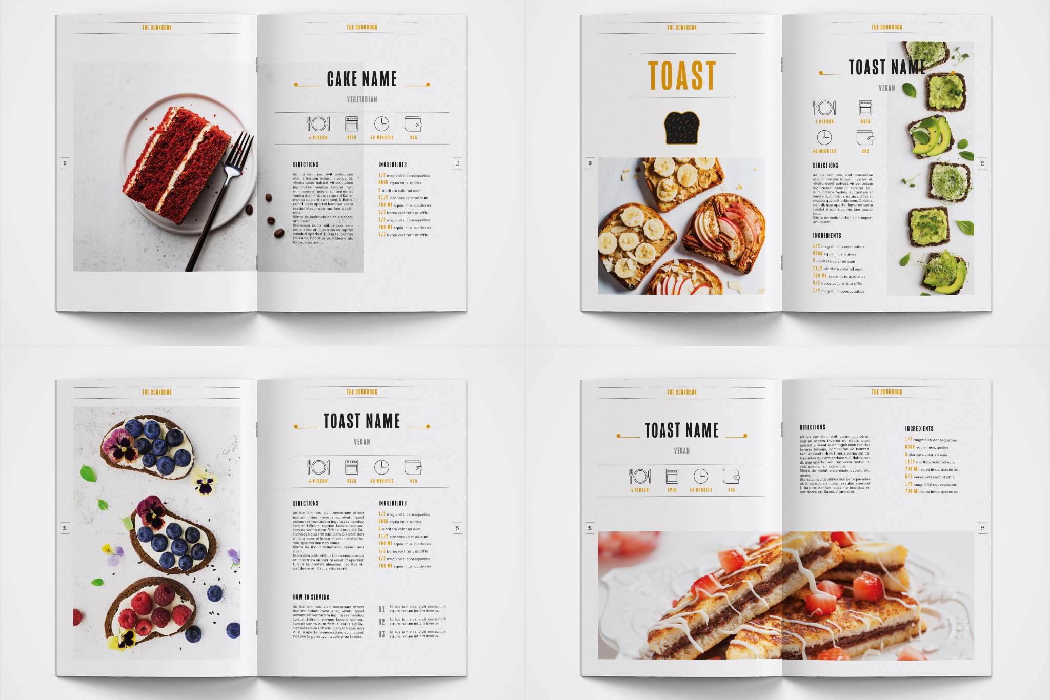 Cookbook Template 674534 Book Publishing Design Bundles