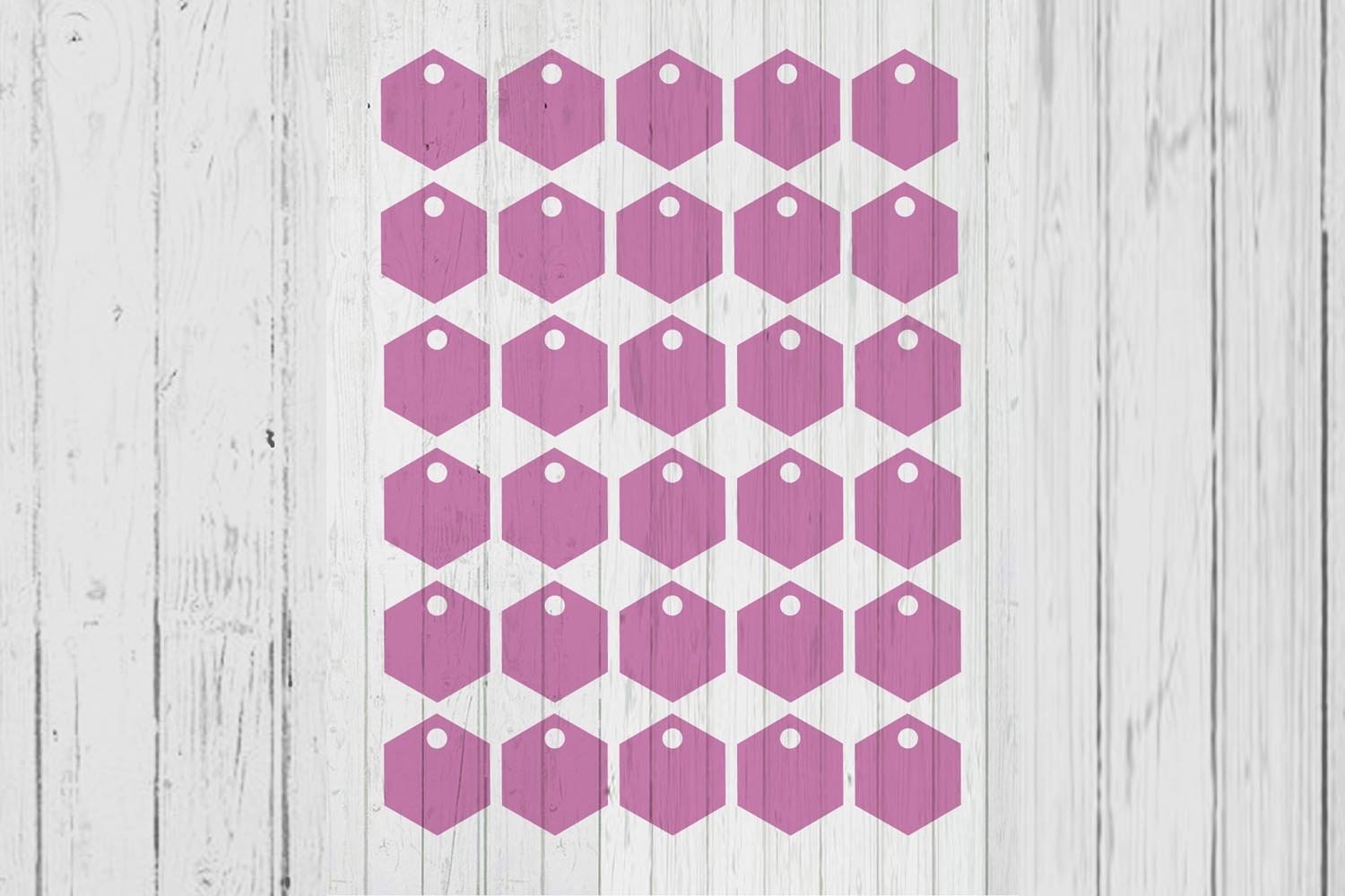 1.5 inch hexagon tag price tag ai dxf sag png files instant (1333063 ...