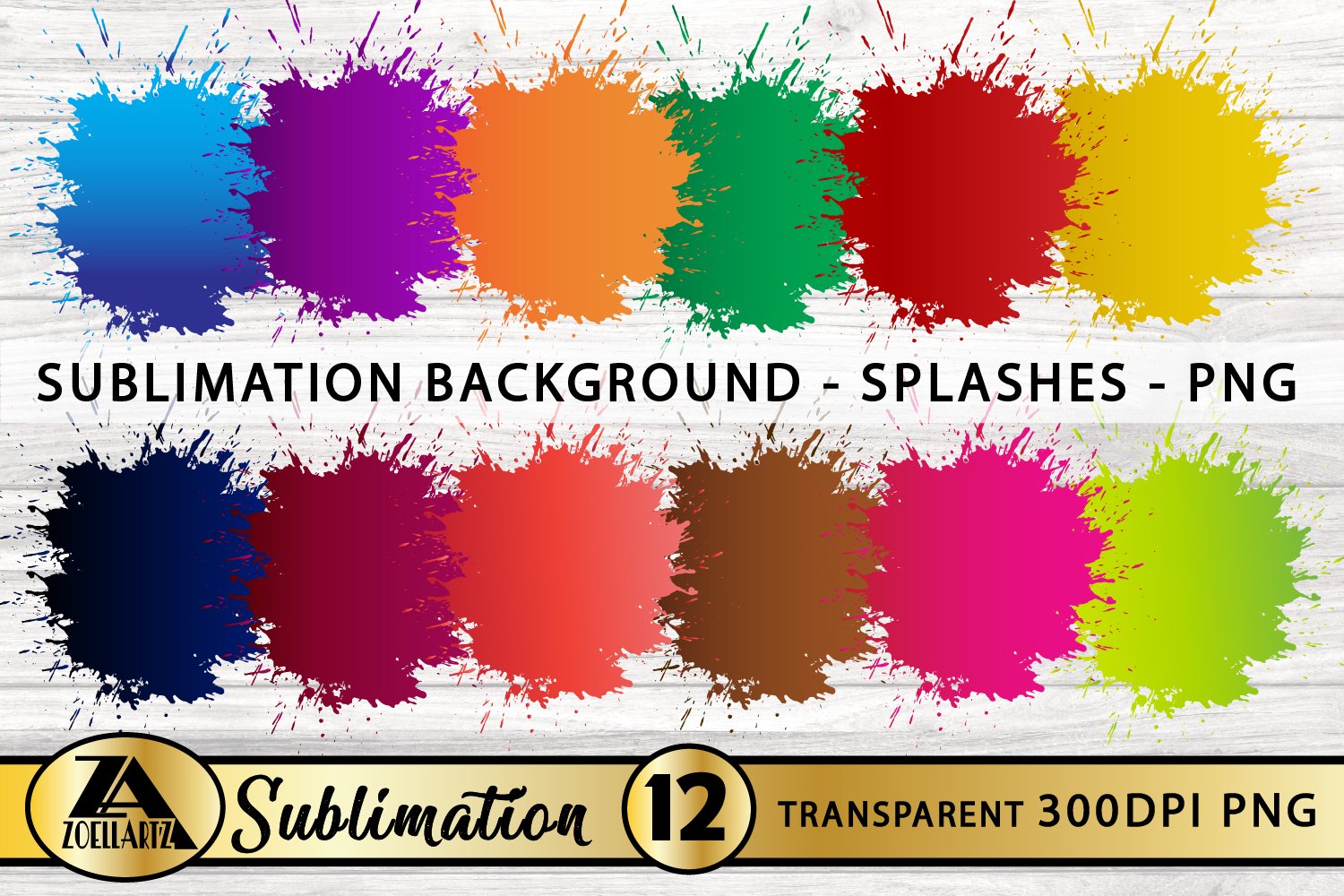 Sublimation Background Bundle-Splash PNG For Sublimation (941702 ...