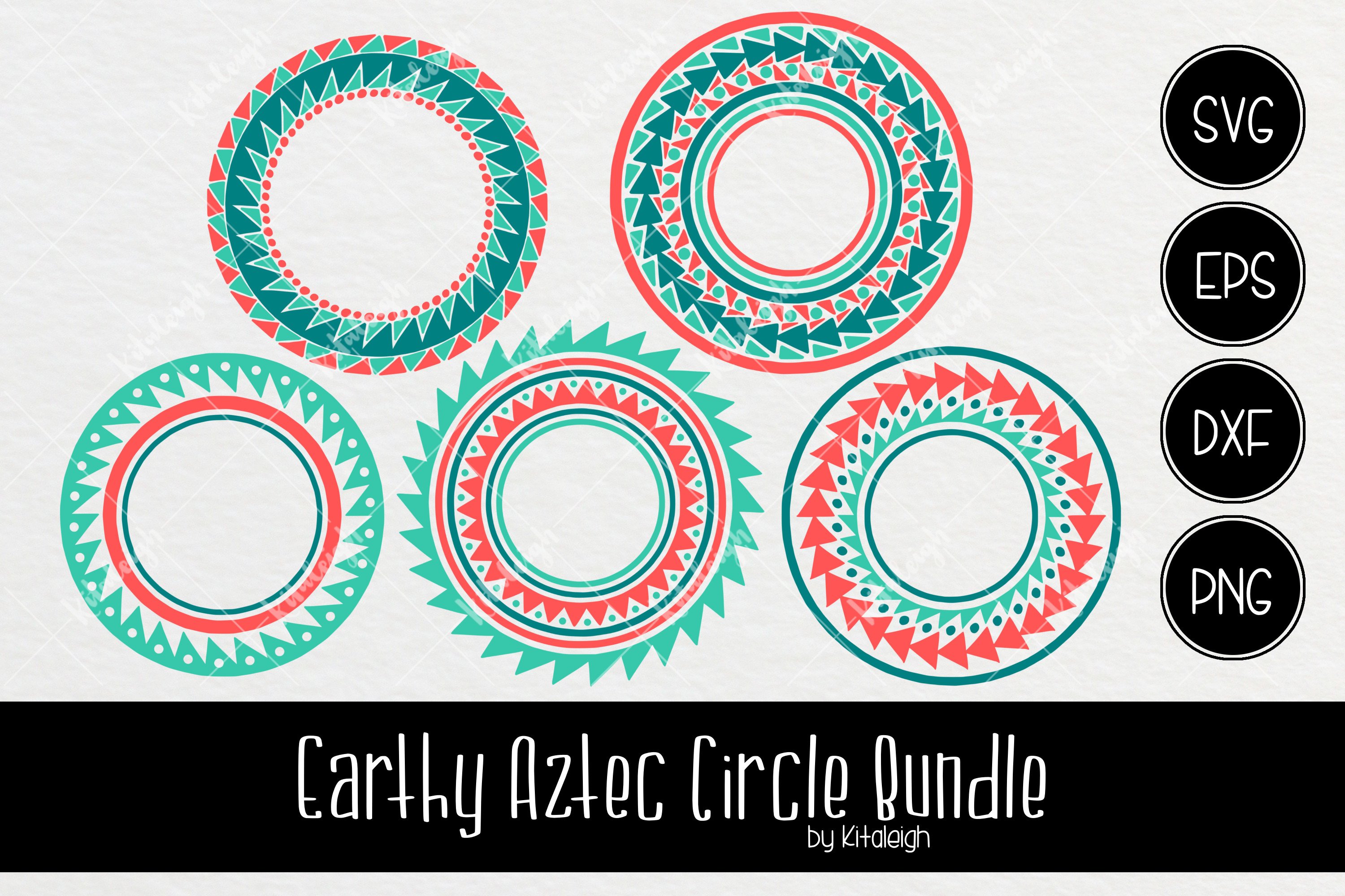 Earthy Aztec Circle Bundle (Valued at $20) (105007) | Illustrations ...