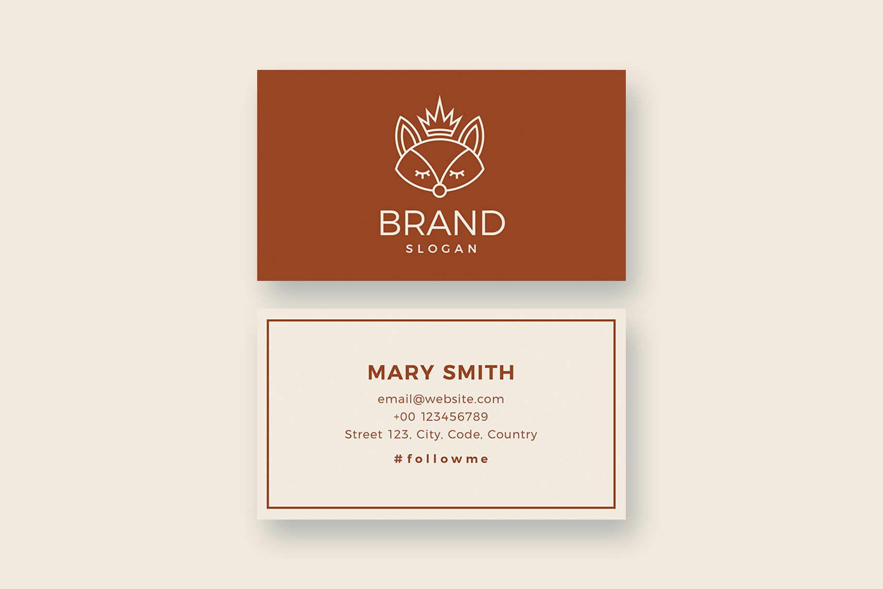 Cute Fox Logo & Business Card Templates