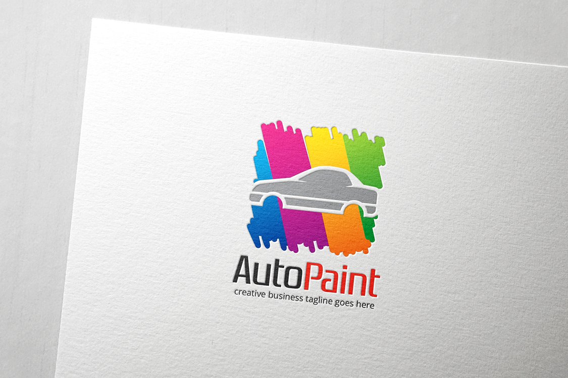 Auto Paint Logo (546929) | Logos | Design Bundles