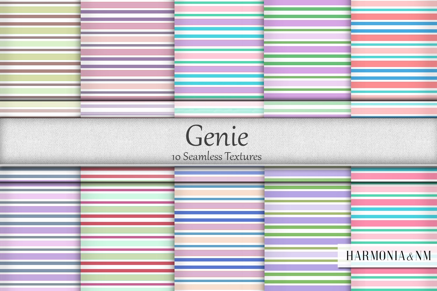 Genie Stripes 10 Seamless Textures