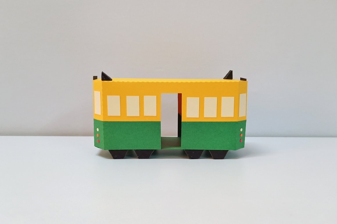 DIY Melbourne Train - 3d papercraft (539782) | Paper Cutting | Design ...