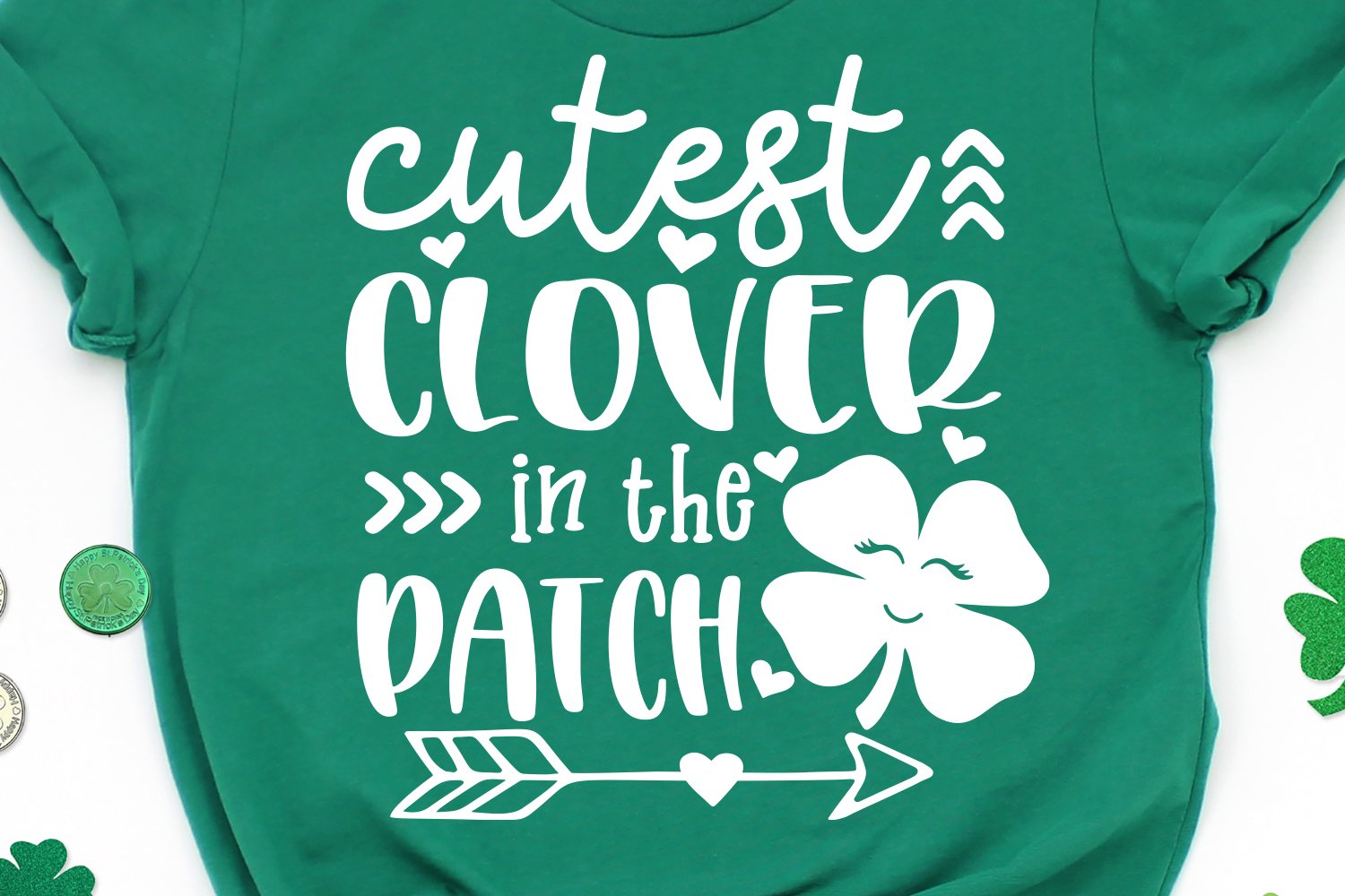 Cutest Clover in the Patch SVG, DXF, PNG, EPS (470766) | SVGs | Design ...
