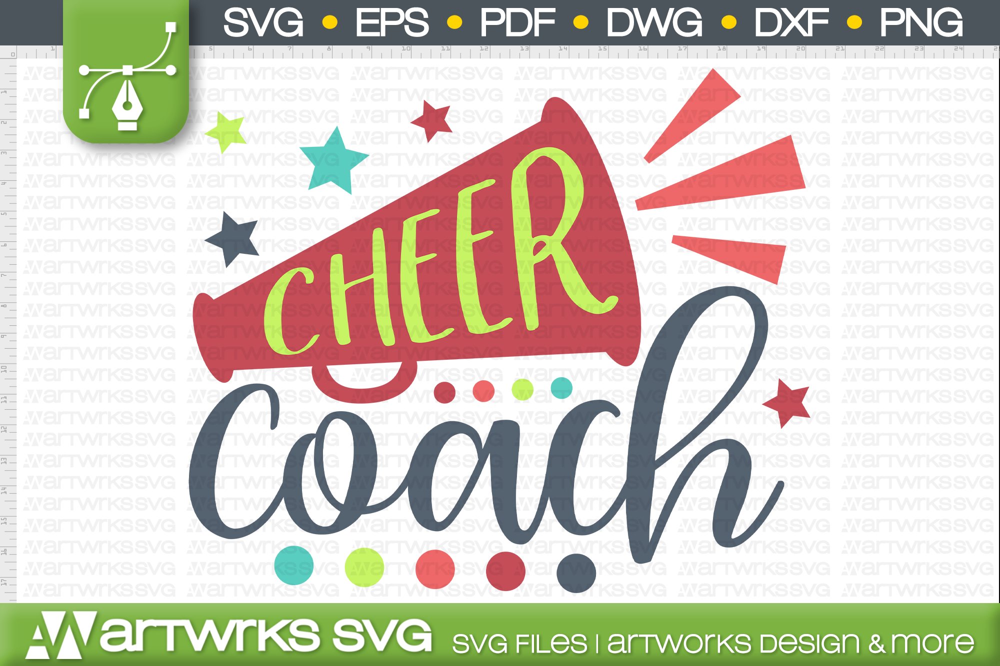 Cheerleader gifts SVG files for Cricut | Cheer coach (523528) | Cut ...