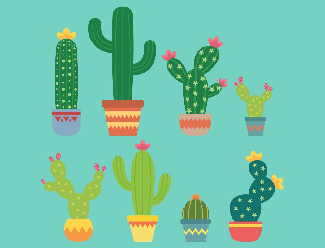 Llama Clipart Super Bundle, Fun Cacti, PNG, JPEG, EPS (378961 ...
