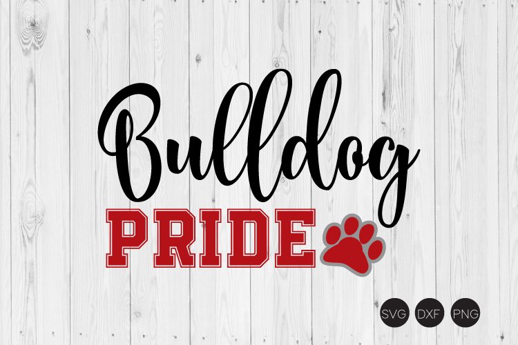 Bulldog Pride Logo Bulldog Pride Png Etsy