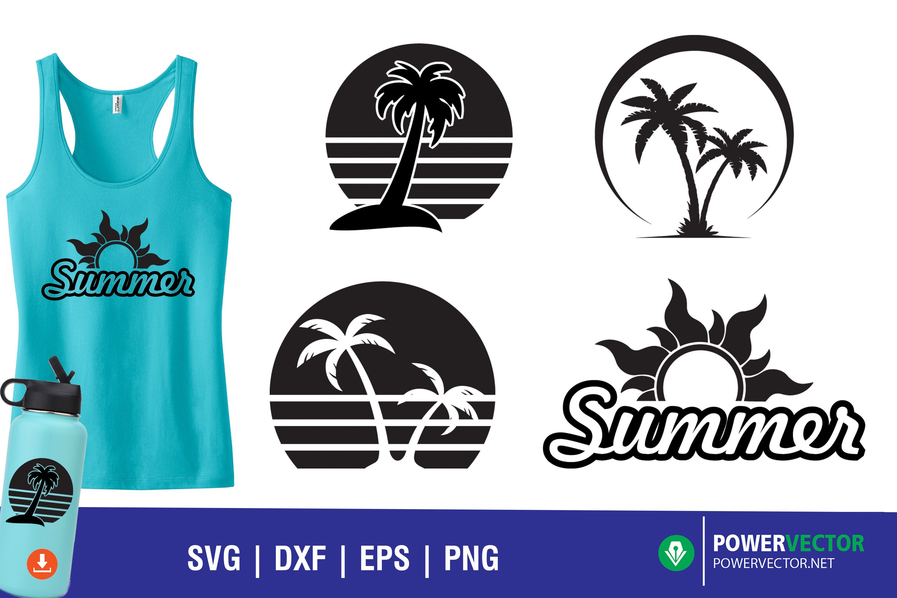 Summer Svg Dxf Cut Files for Crafting (294603) | Cut Files | Design Bundles