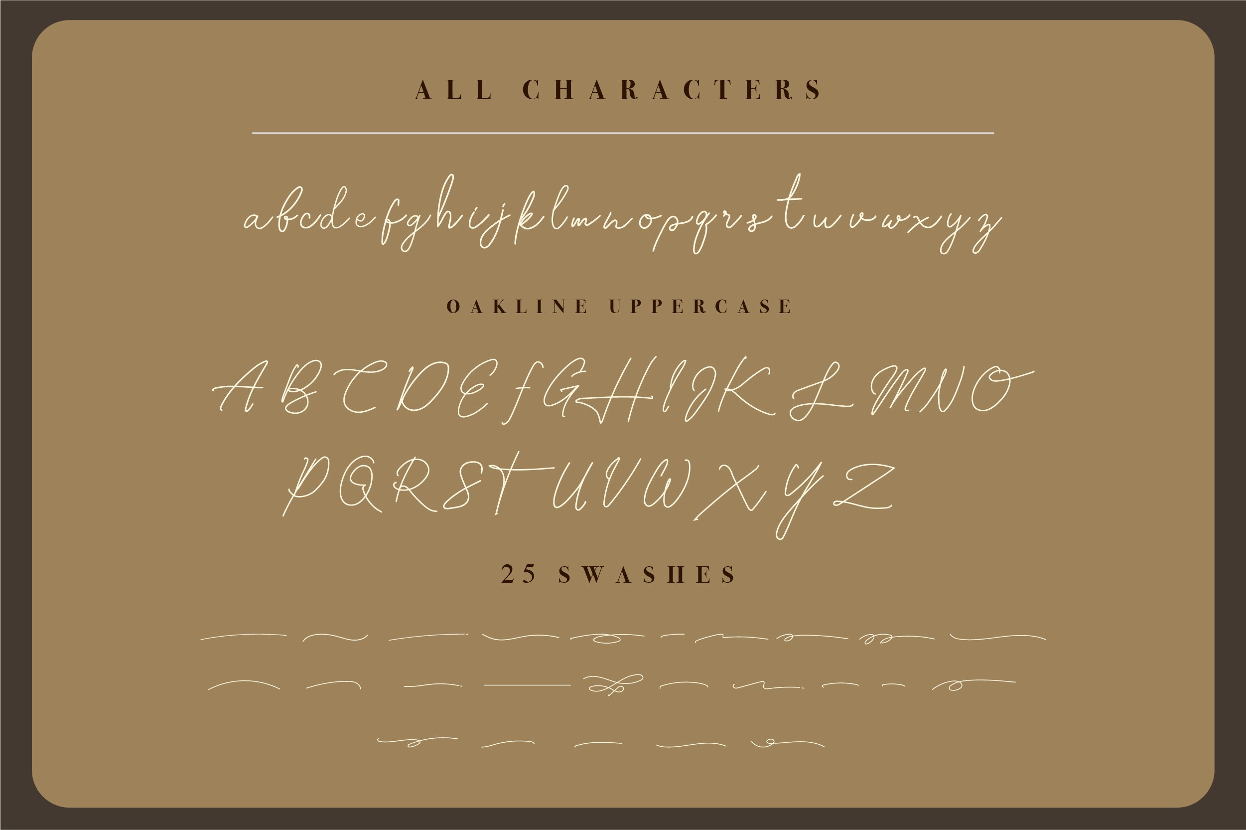Oakline (692811) | Monoline | Font Bundles