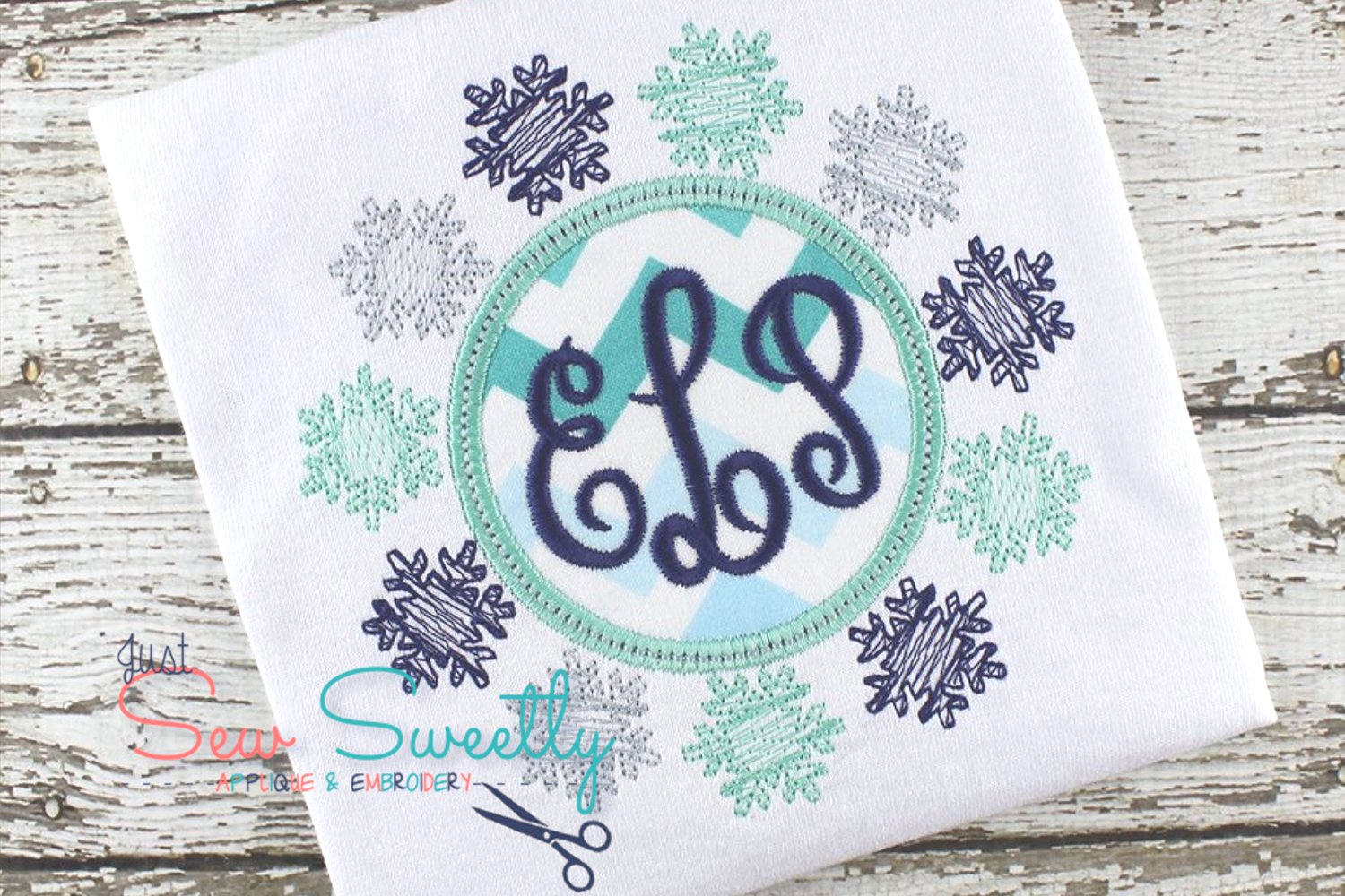 Monogram Frames Applique