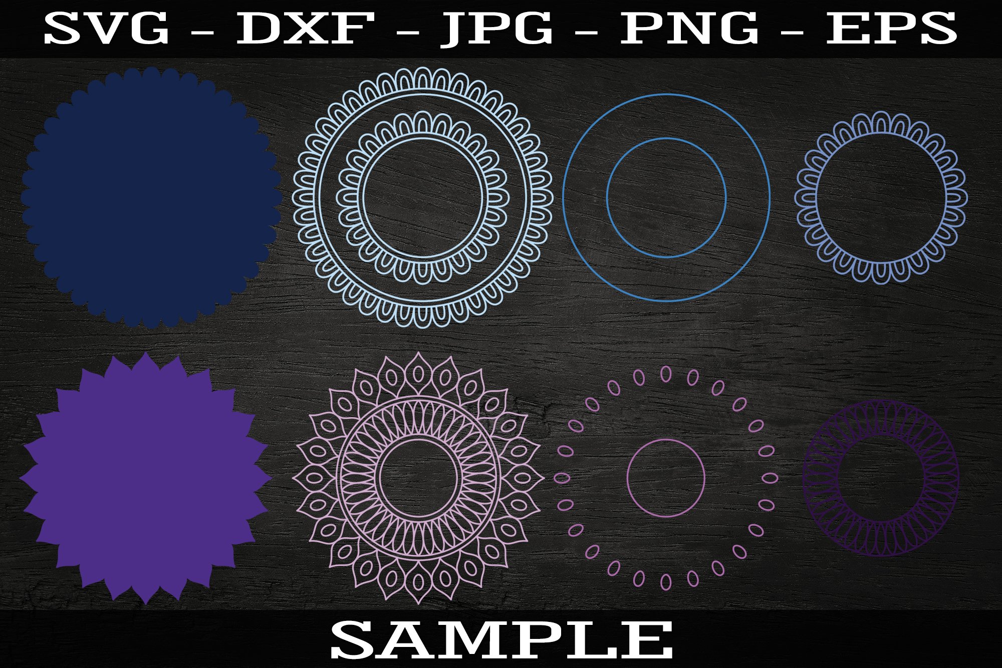 Mandala Layered SVG - 6 Layered Mandala 3D (543321) | Cut Files ...