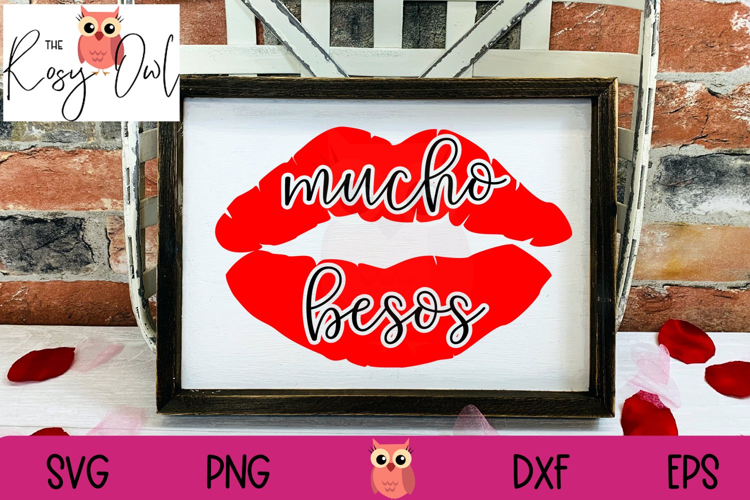 Mucho Besos SVG | Kiss SVG | Valentine SVG (1145989) | Cut Files ...