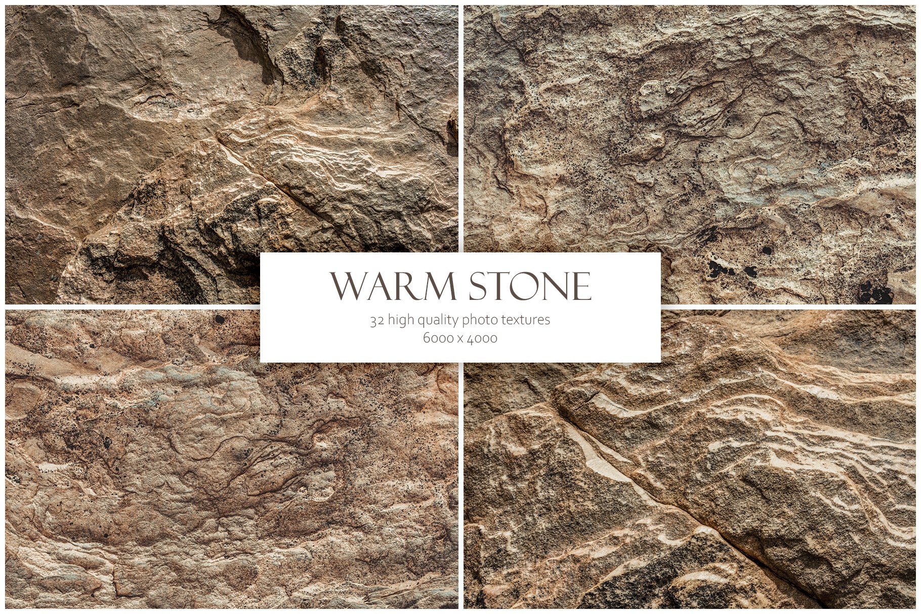 Warm Stone. Texture bundle (596187) | Textures | Design Bundles