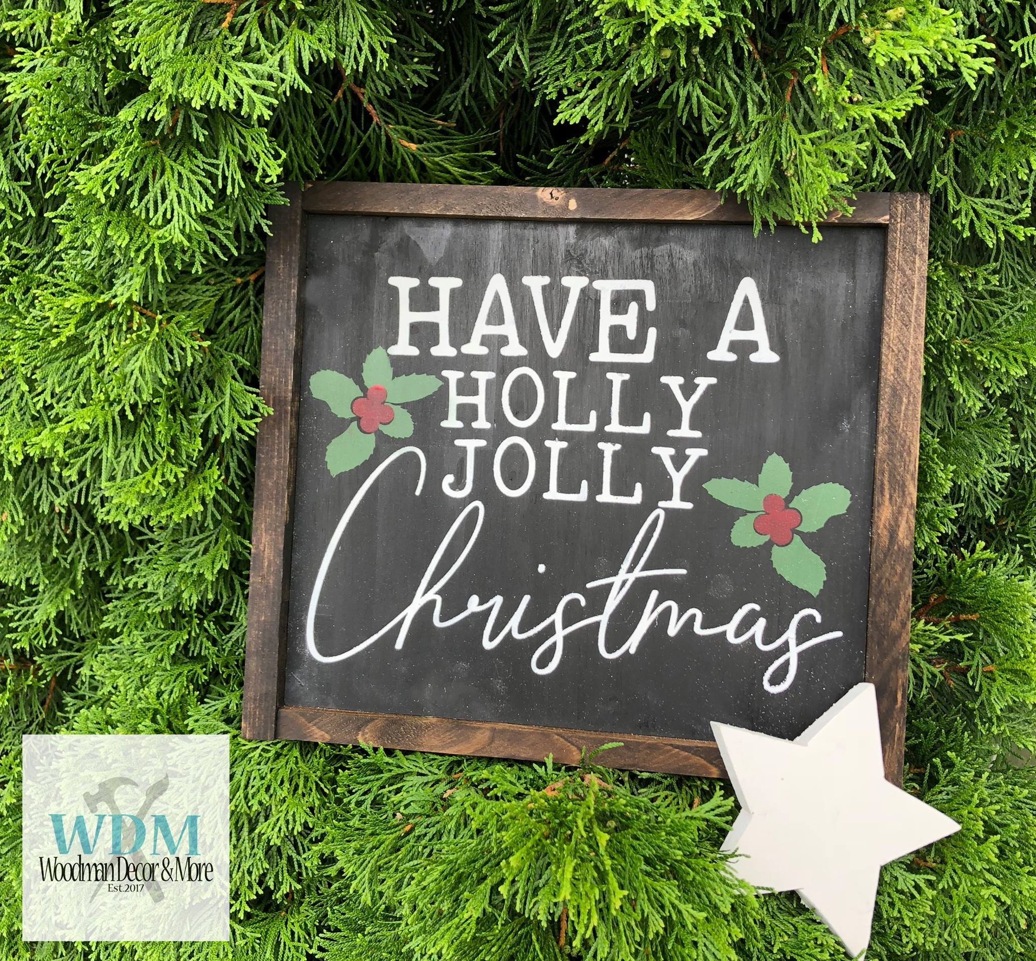 Have A Holly Jolly Christmas (140060) | Cut Files | Design Bundles