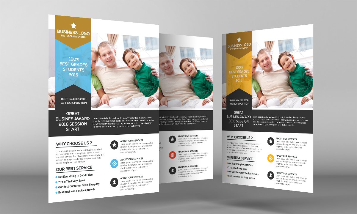 Medical Insurance Flyer Template (438886) | Flyers | Design Bundles