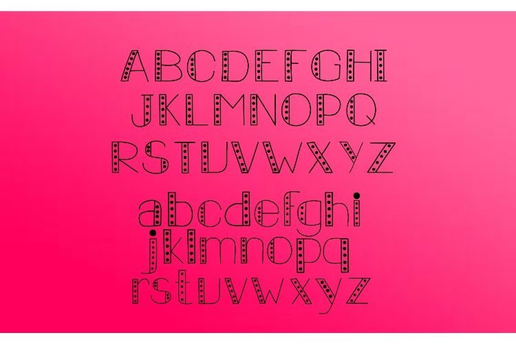 Carousel Lights Font Family, Three Fun Fonts (313310) | Duo and Trios ...