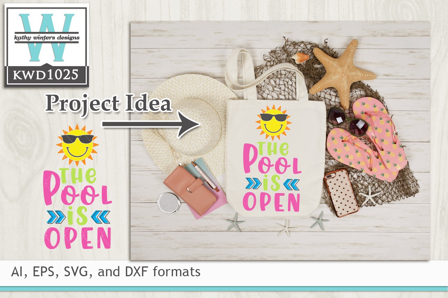 BUNDLED Summer Cutting Files KWDB028 (252688) | Cut Files | Design Bundles