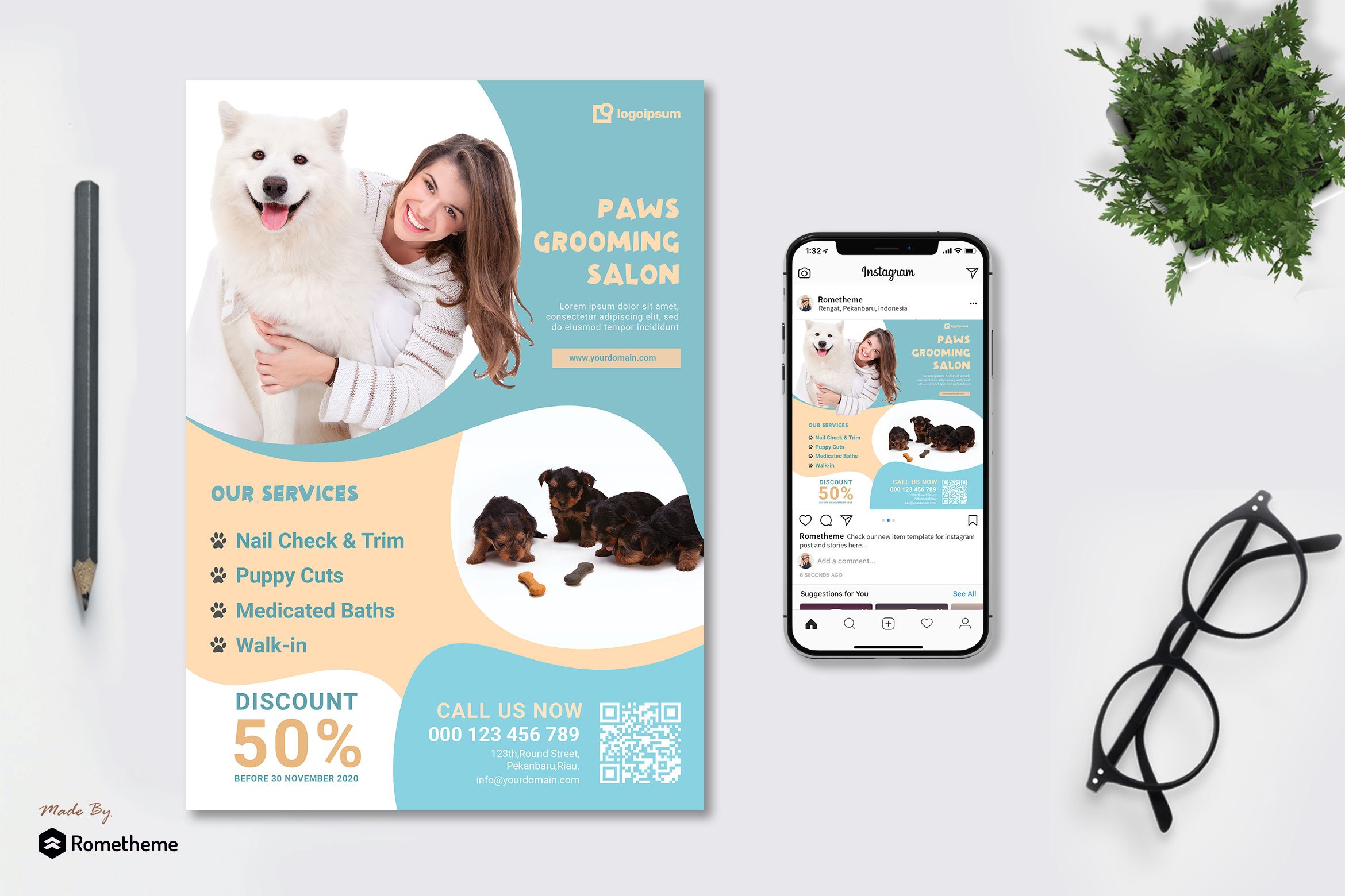 Veterinary vol.01 - Flyer TY (1081827) | Flyers | Design Bundles